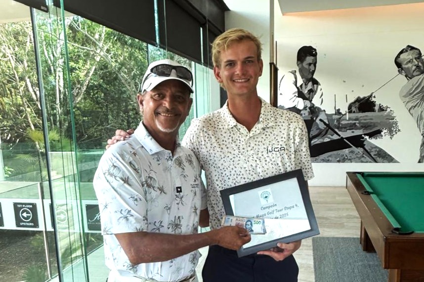 Sean Citherlet lidera con autoridad el Riviera Maya Golf Tour ...