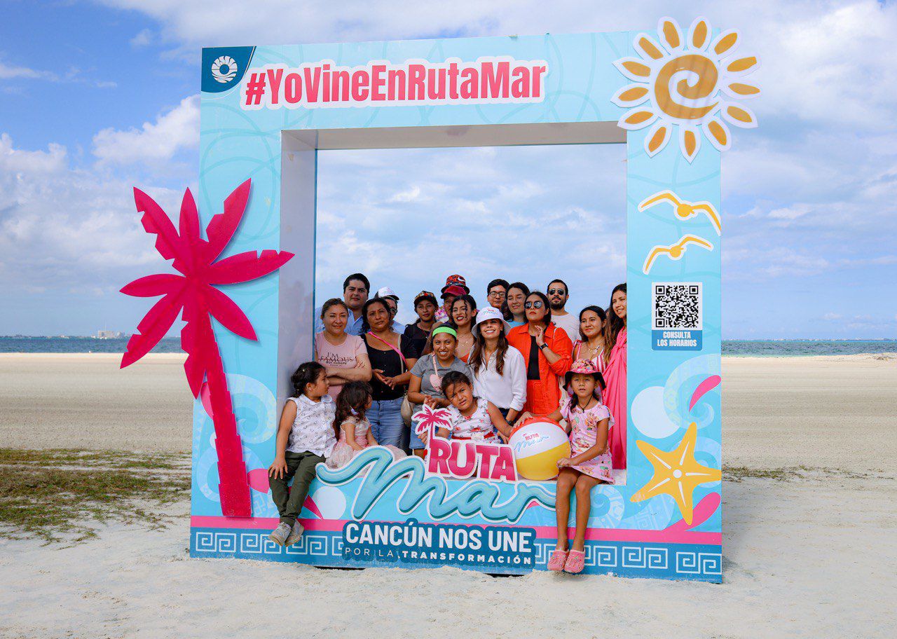 Más de 11,400 cancunenses disfrutan de las playas con “Ruta Mar ...